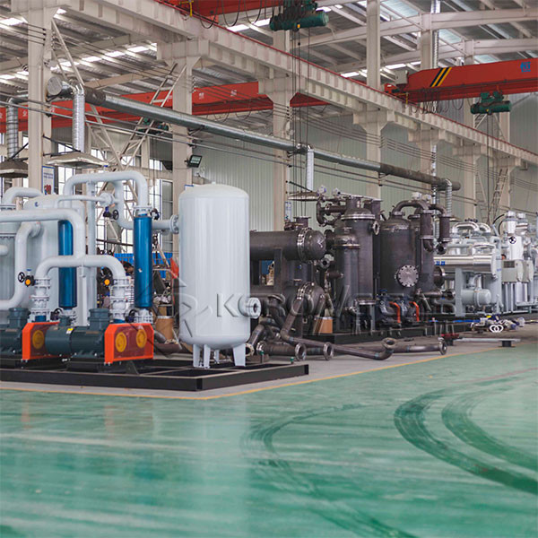 100Nm3hr Zero Loss Industrial Gas Dryer Hydrogen Gas Dryer Automatic ...